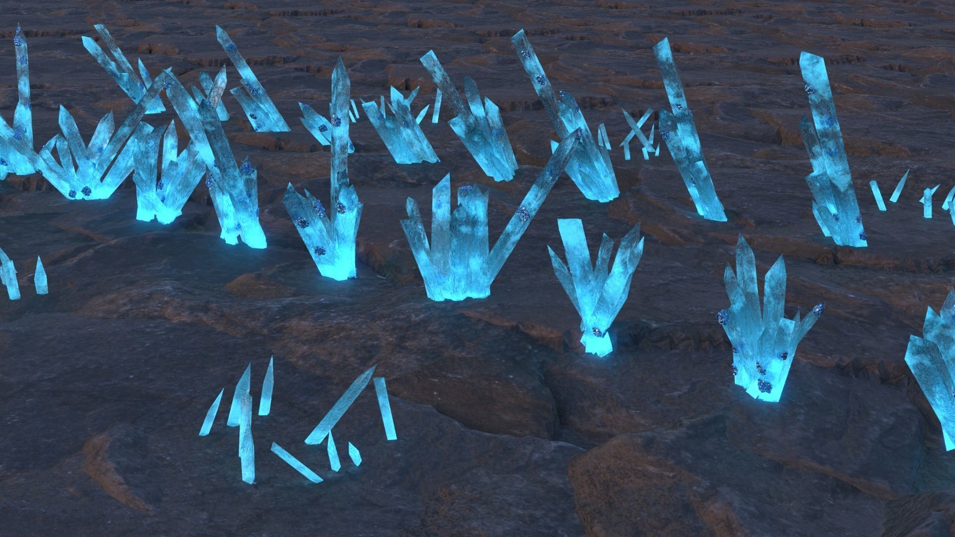 Crystal Pack v2 3D model | CGTrader