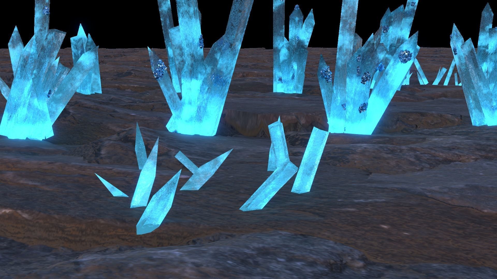 Crystal Pack v2 3D model | CGTrader