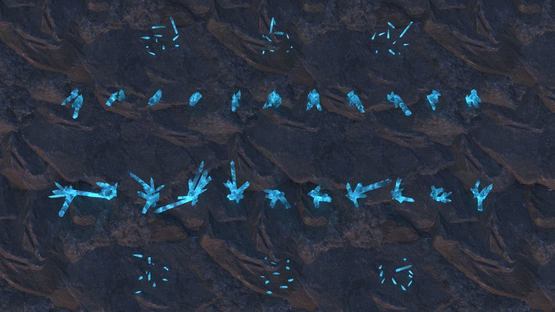 Crystal Pack v2 3D model | CGTrader