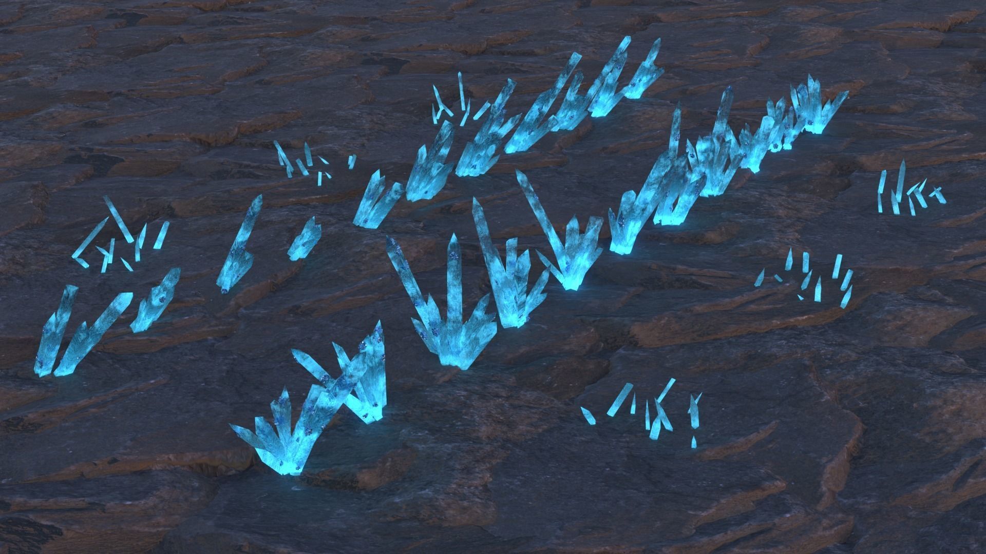 Crystal Pack v2 3D model | CGTrader