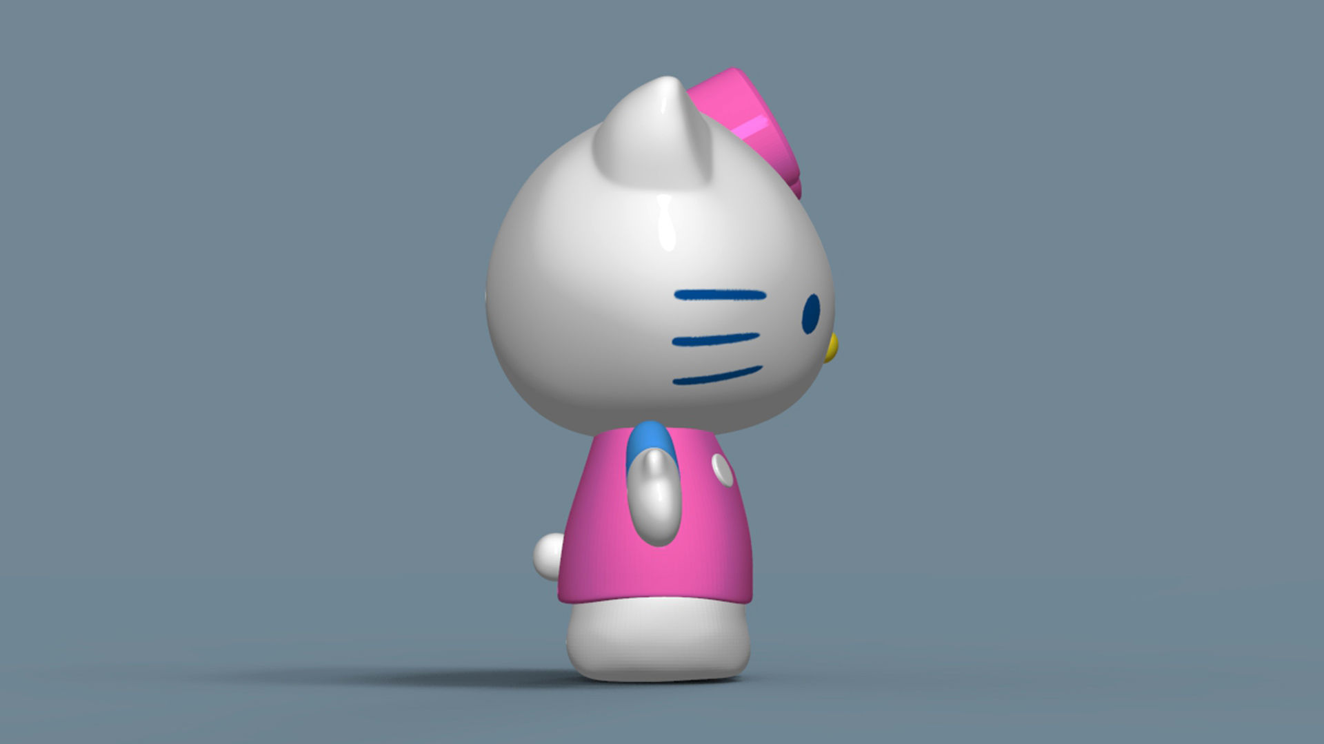 3D model Hello Kitty Sanrio VR / AR / low-poly | CGTrader