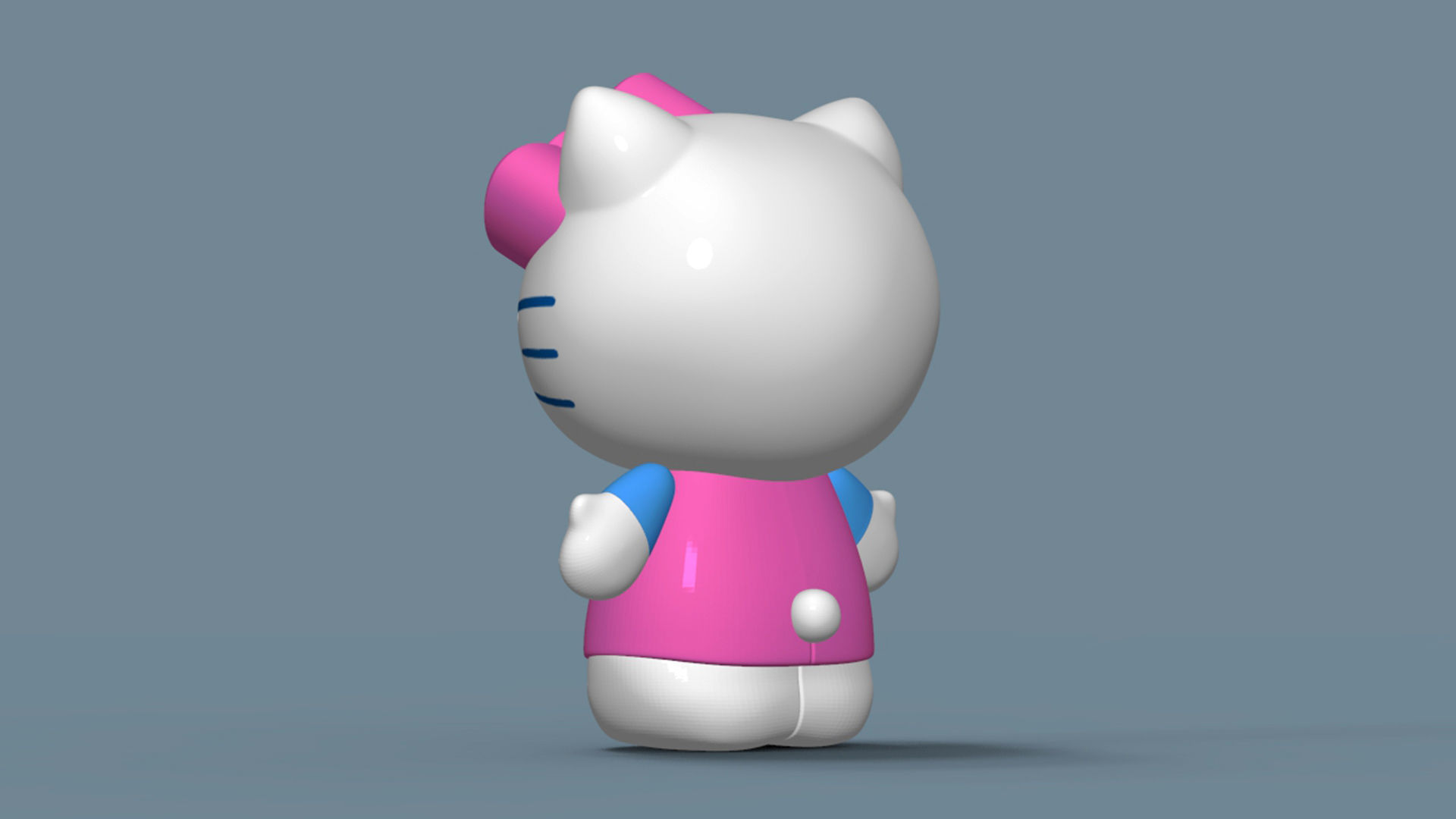 3D model Hello Kitty Sanrio VR / AR / low-poly | CGTrader