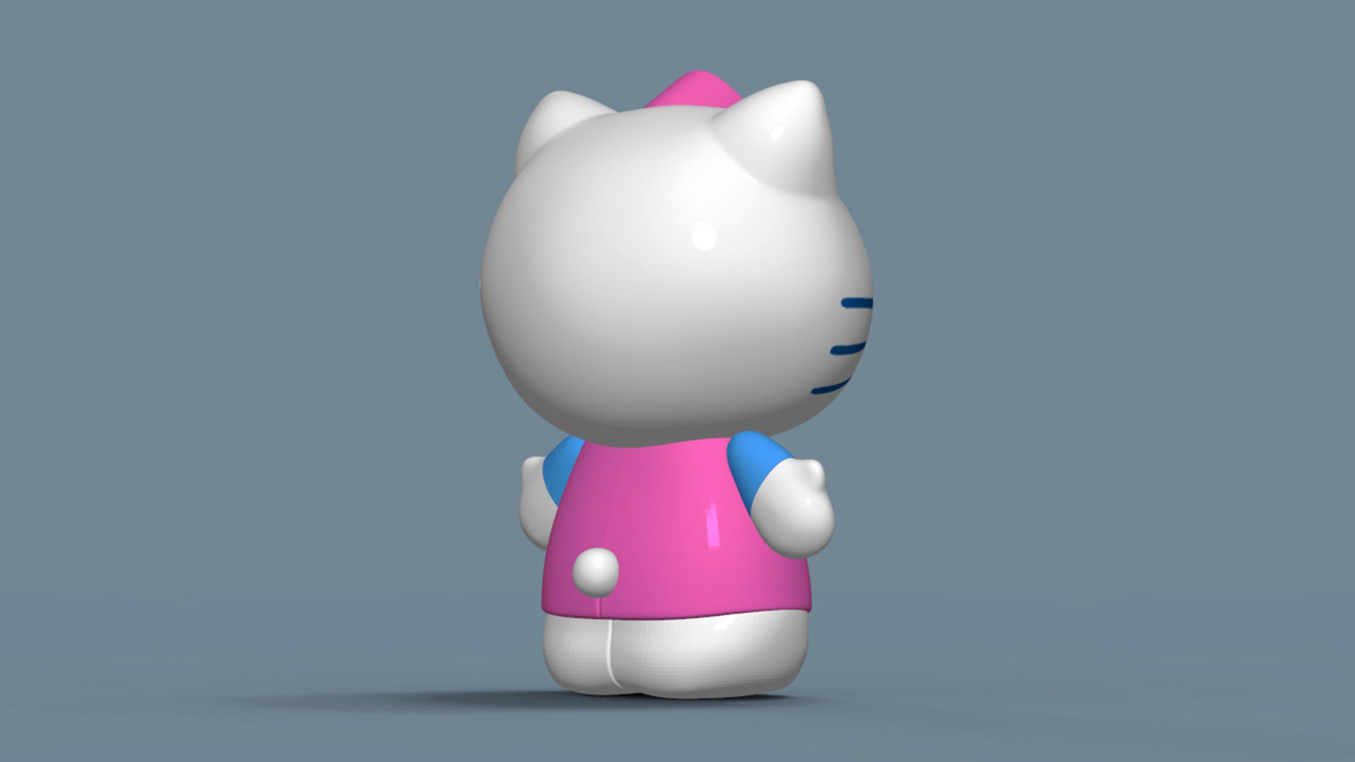 3D model Hello Kitty Sanrio VR / AR / low-poly | CGTrader