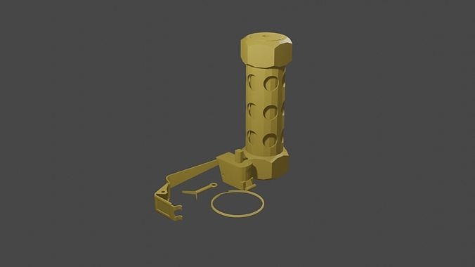 FLASHBANG 3D model 3D printable | CGTrader