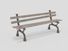 3D model Destroyed bench VR / AR / low-poly | CGTrader