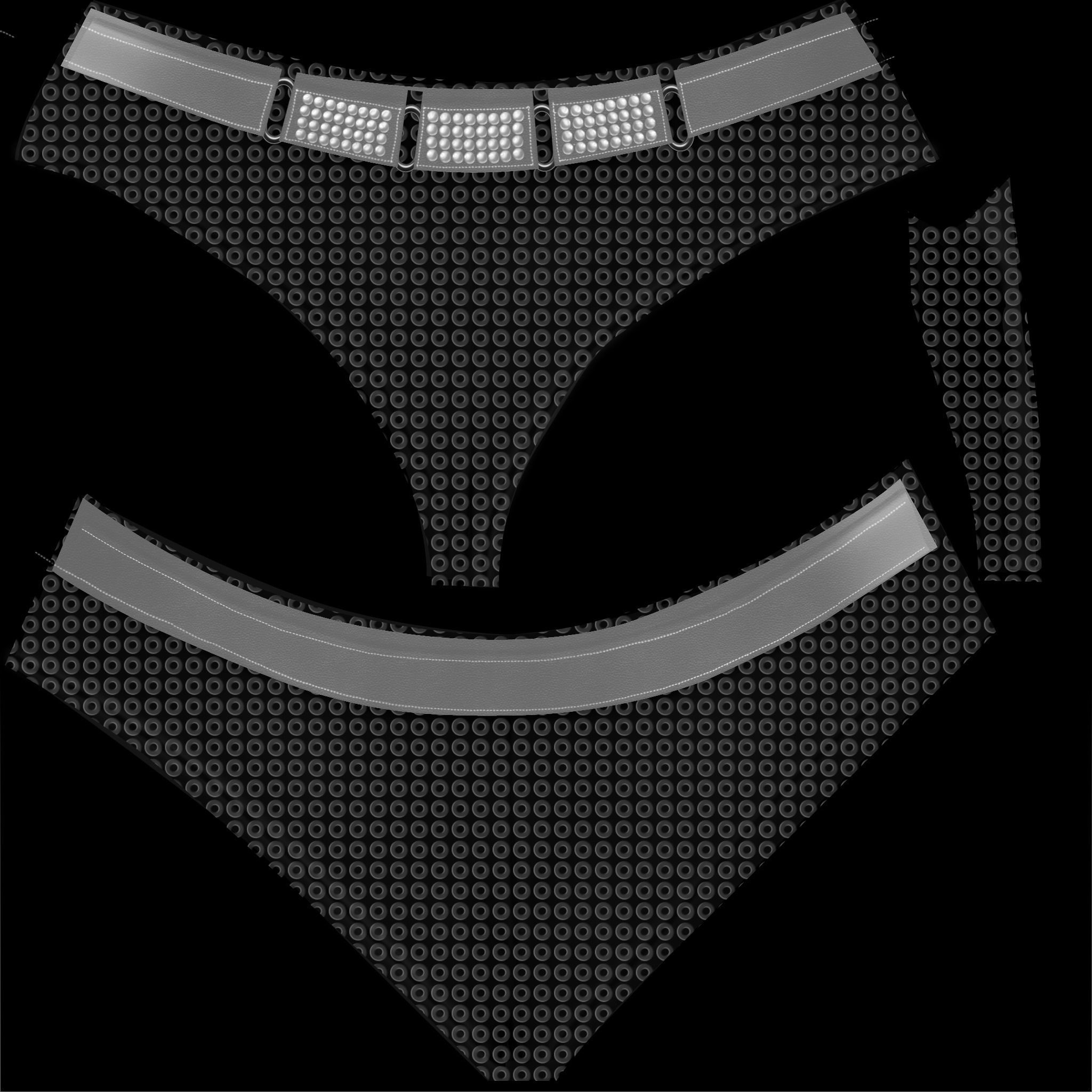 3D model Brief Shorts With Belt VR / AR / low-poly | CGTrader