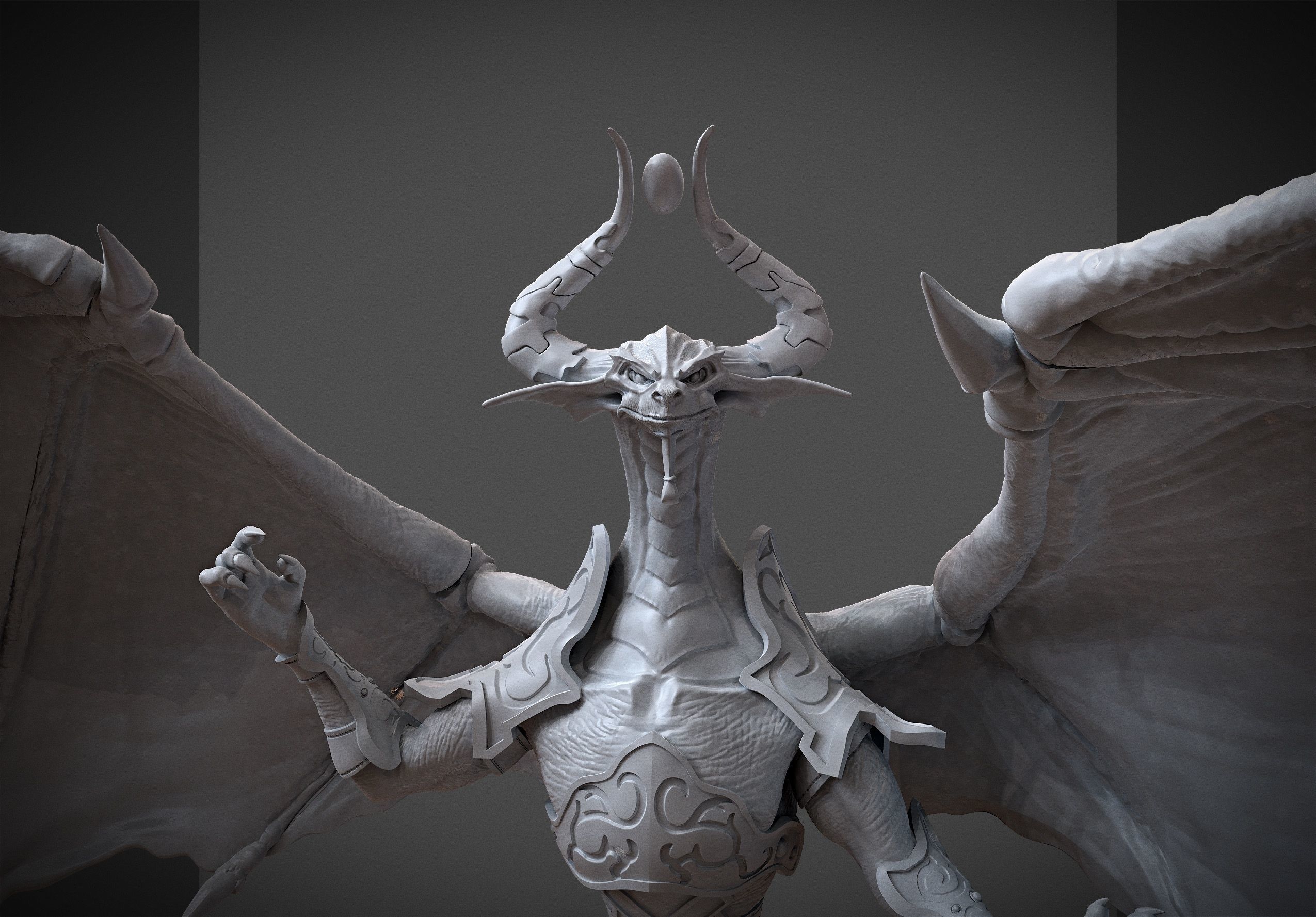 3D printable model mtg dragon Nicol Bolas God-Pharaoh
