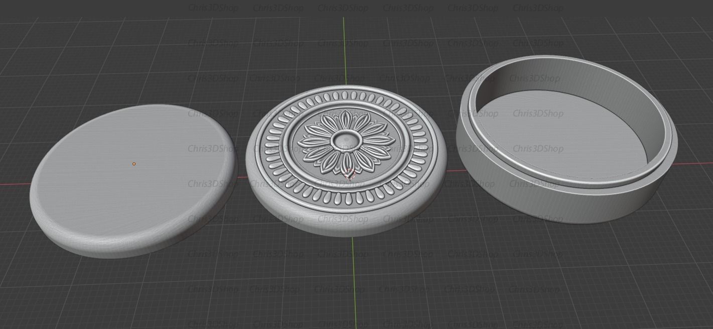 Files for CNC and 3D Printer - Jewelry Box 3D model 3D printable | CGTrader
