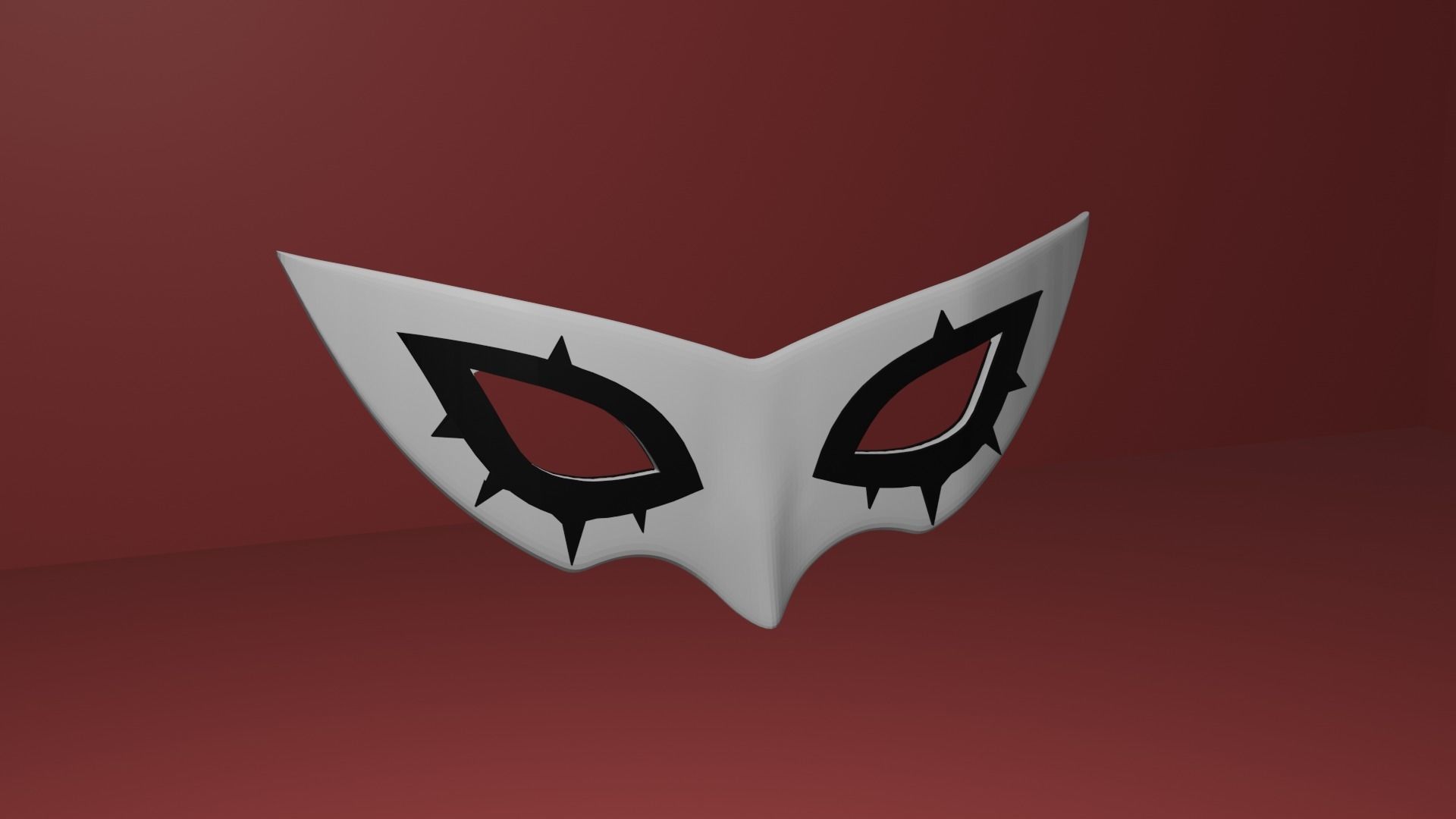 3D model Joker Mask from Persona 5 VR / AR / low-poly | CGTrader