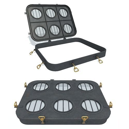 3D model Deck hatch F VR / AR / low-poly | CGTrader
