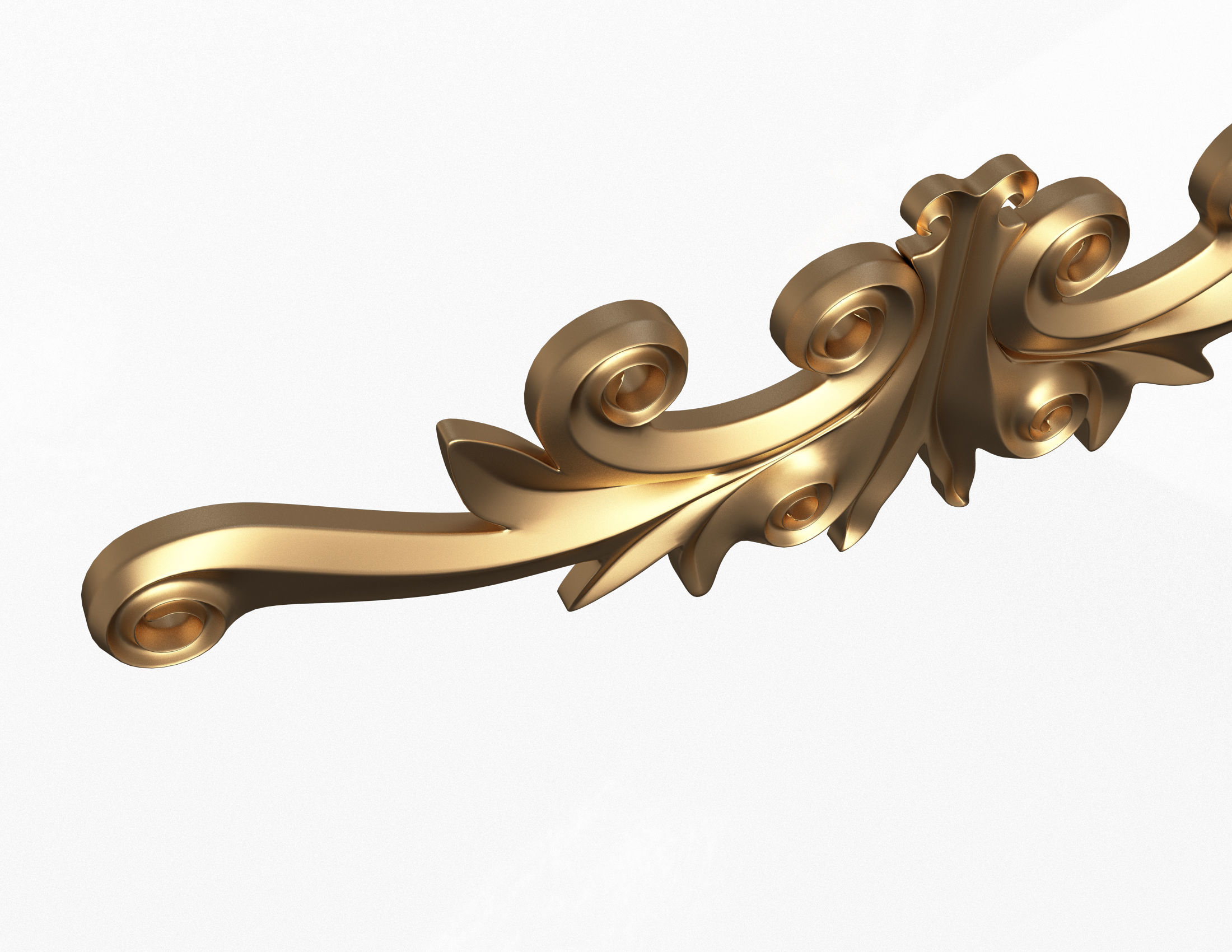 3D model Carving Plaster Molding Decoration Z VR / AR / low-poly | CGTrader
