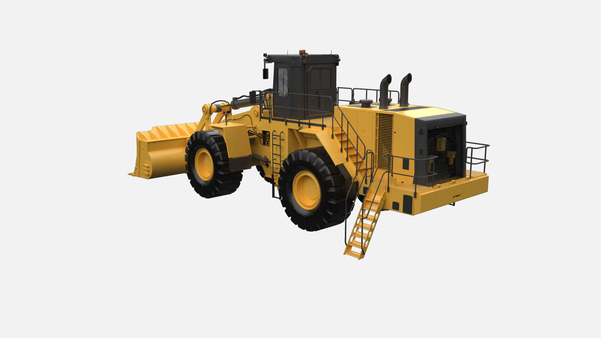 3D model Wheel Loader CAT GameReady VR / AR / low-poly | CGTrader