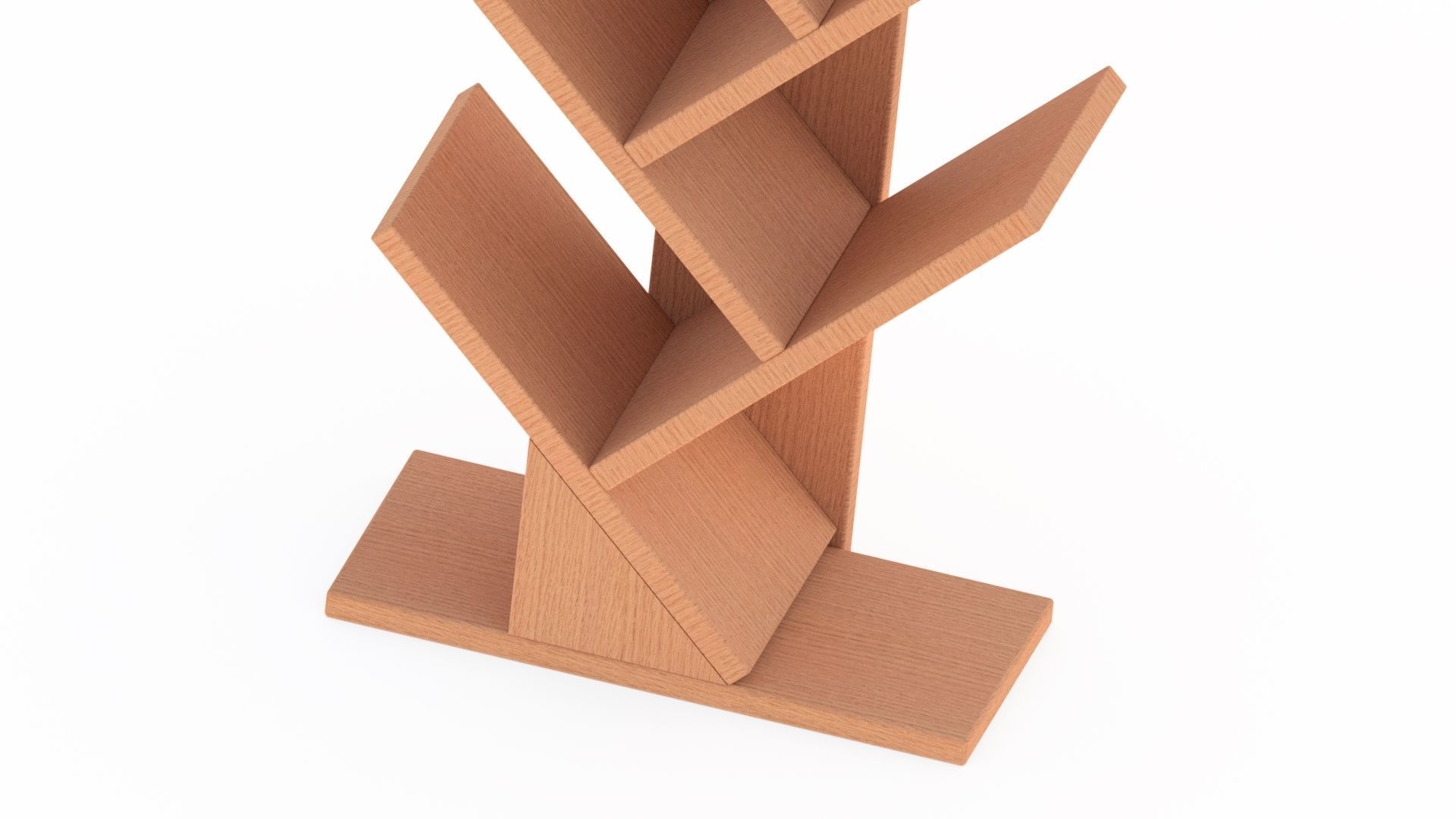 library model book shelf made of copper 3D model | CGTrader