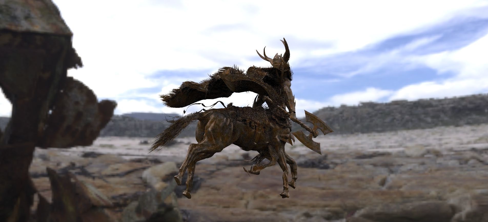 Centaur with soldier kit bash 3D model | CGTrader