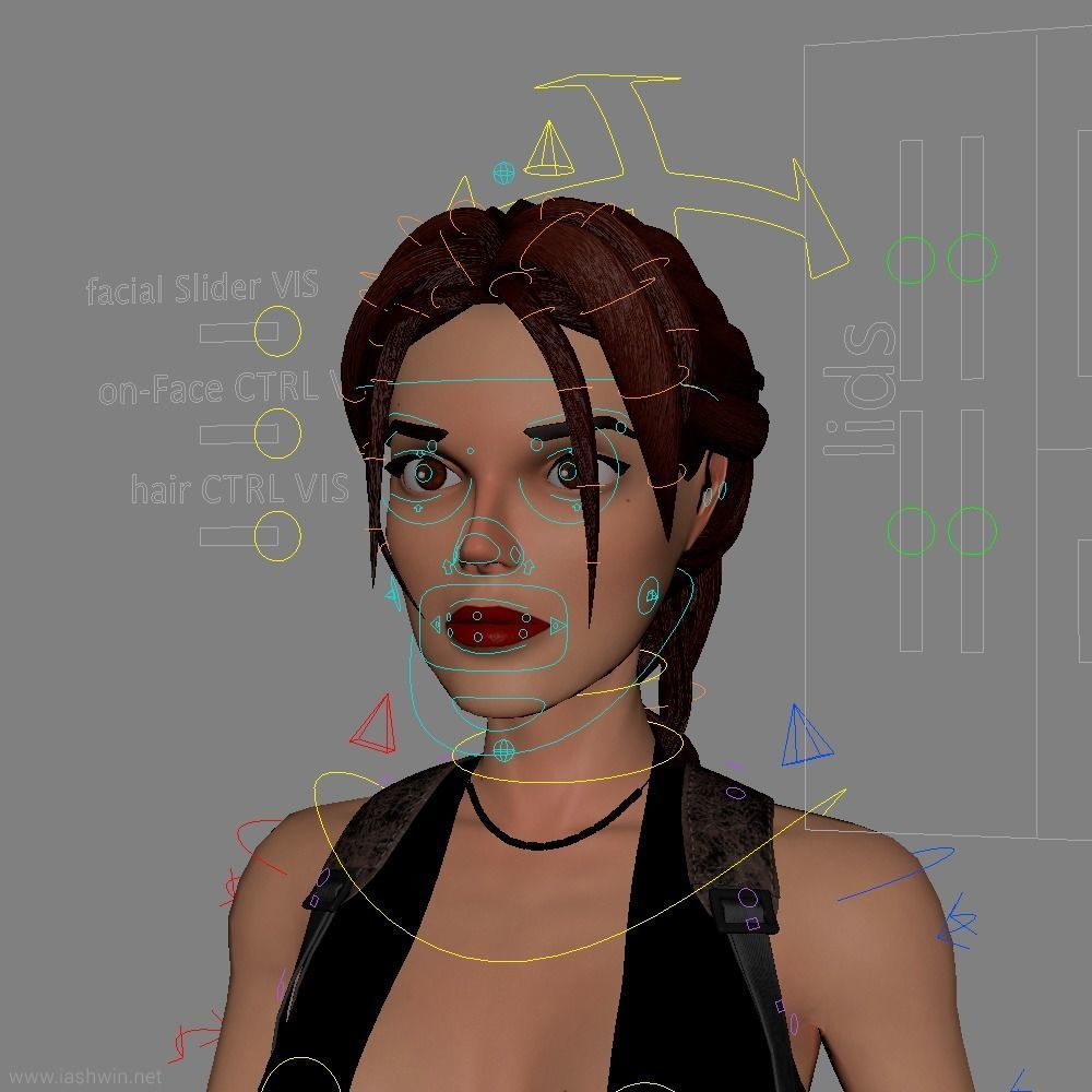 Lara Rig free 3D model rigged | CGTrader
