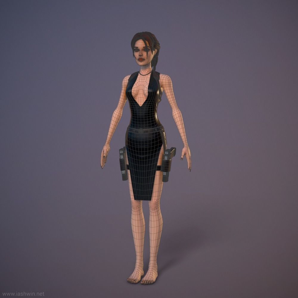 Lara Rig free 3D model rigged | CGTrader