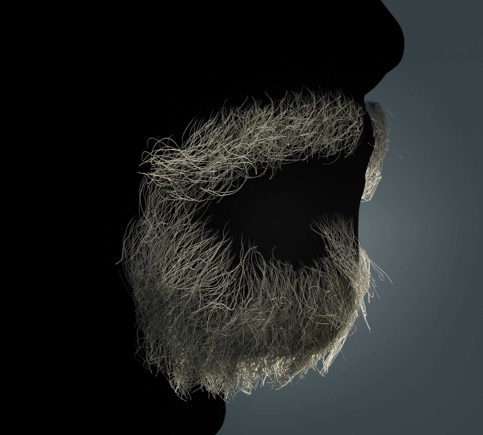 3D model Beard RealTime 10 Version 2 Low Poly VR / AR / low-poly | CGTrader
