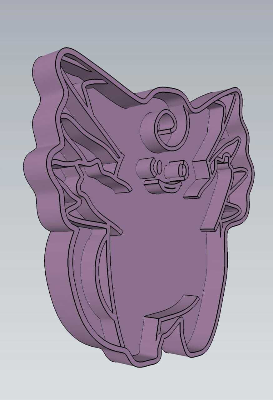 Pokemon Clefable Cookie Cutter Stamp Cake Decorating 3D model animated | CGTrader