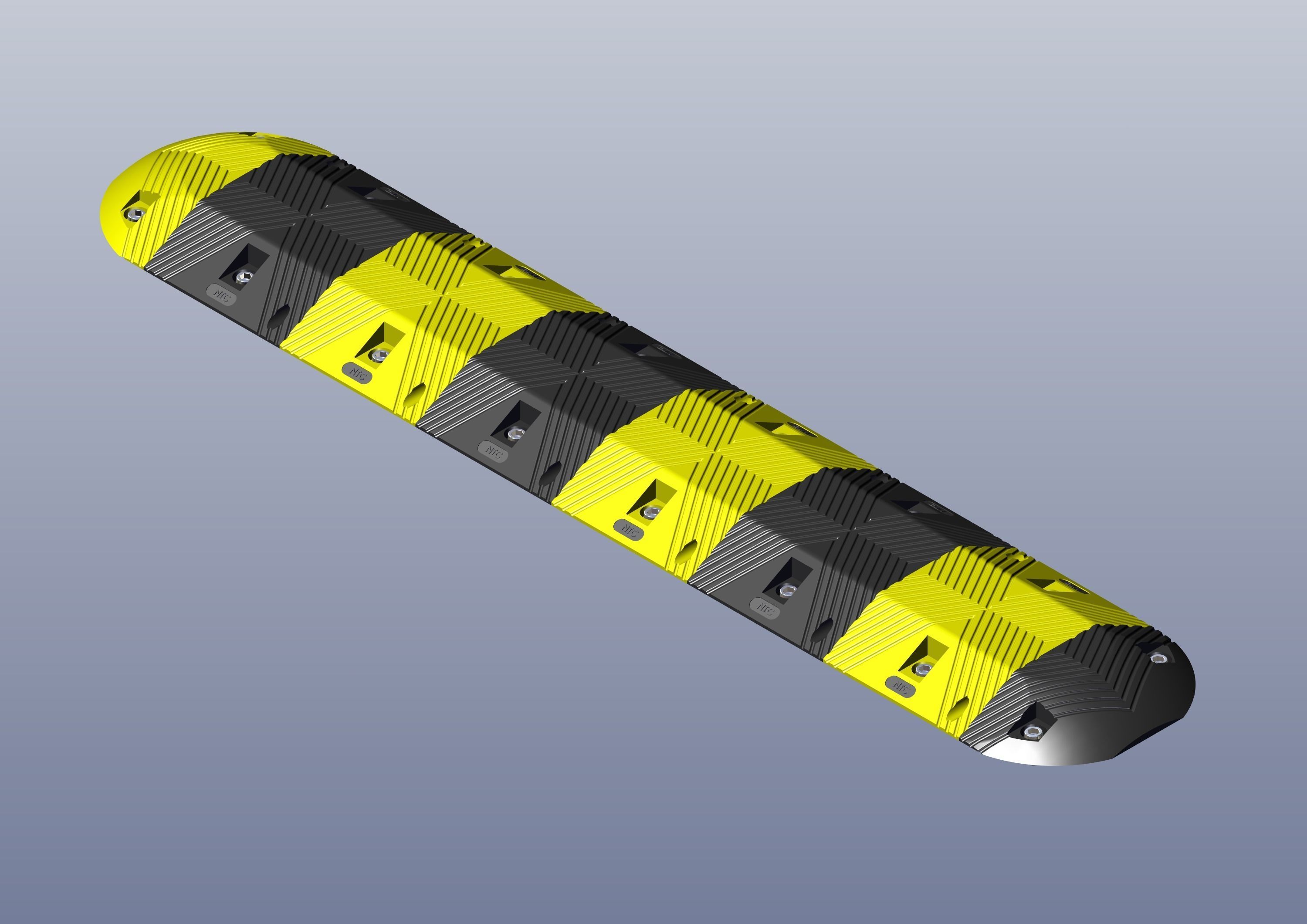 Speed bump 3D model | CGTrader
