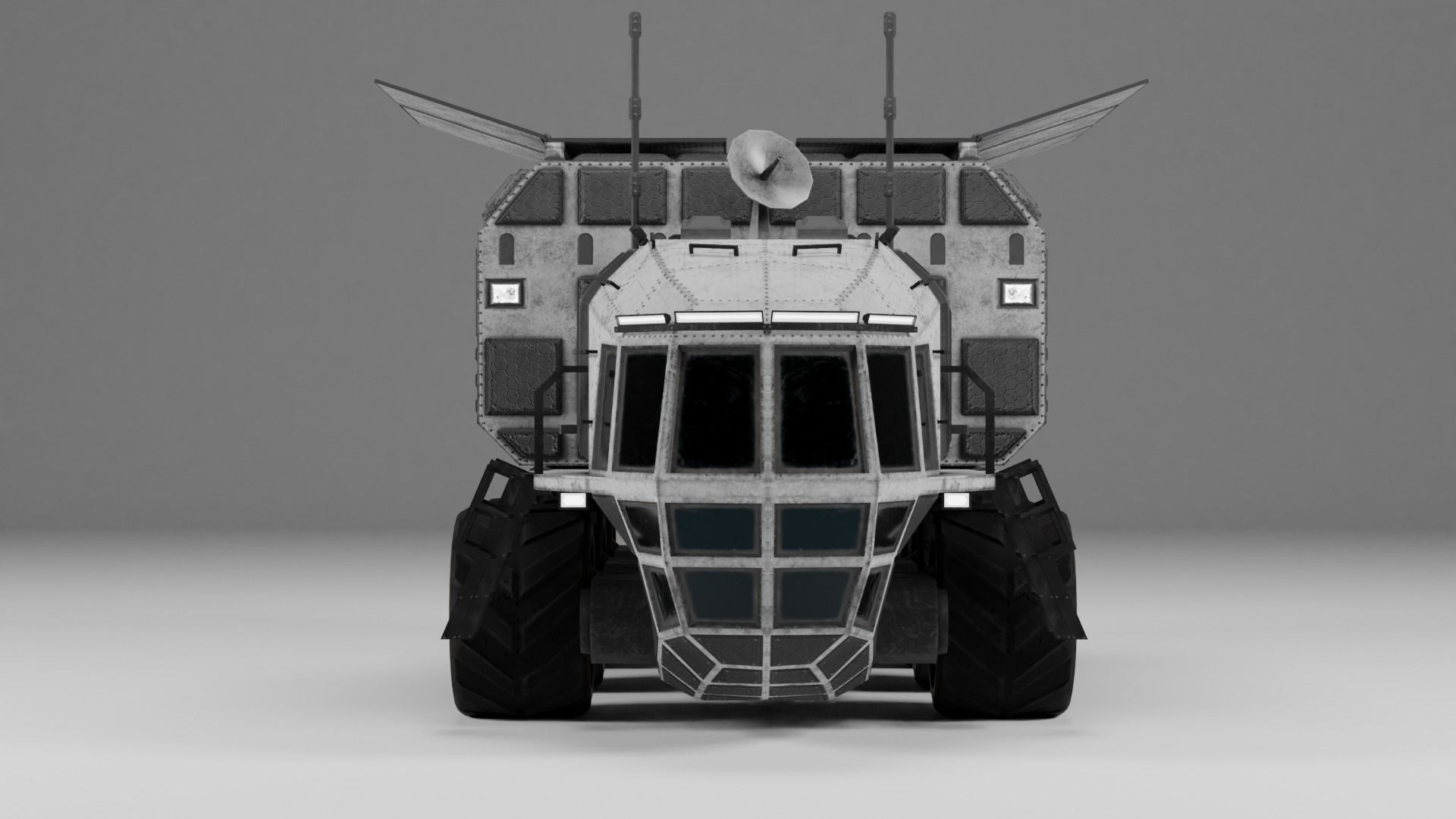 3D model Low Poly rover with cargo modules VR / AR / low-poly | CGTrader