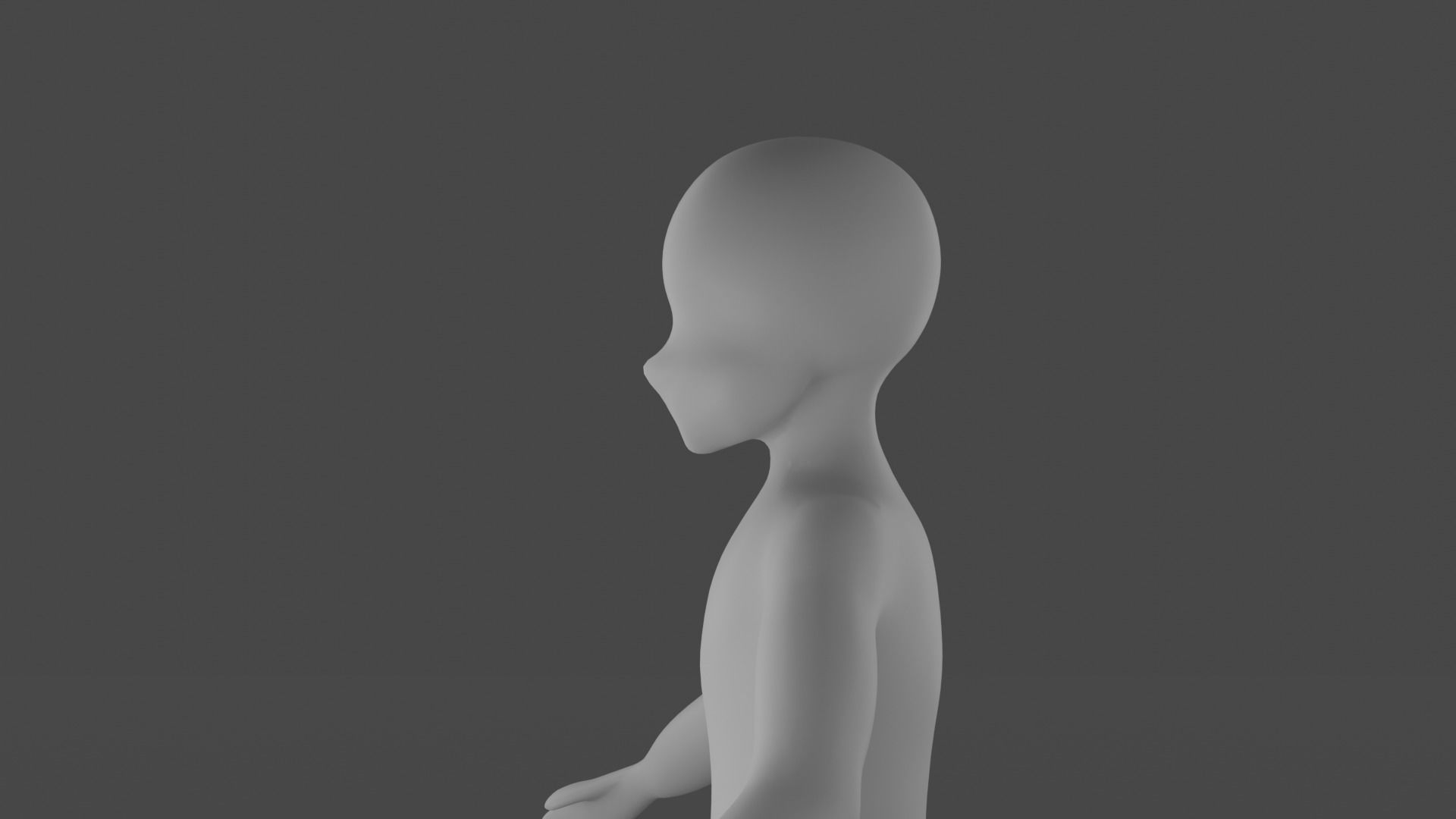 3D model Anime Character Base Mesh VR / AR / low-poly | CGTrader