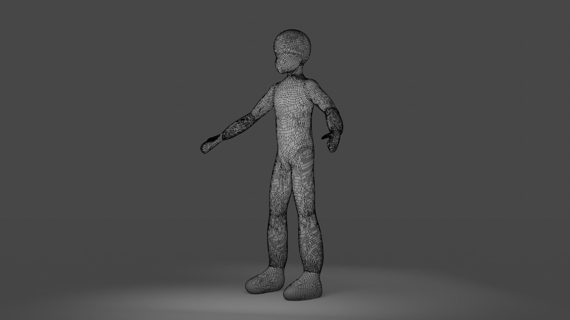3D model Anime Character Base Mesh VR / AR / low-poly | CGTrader