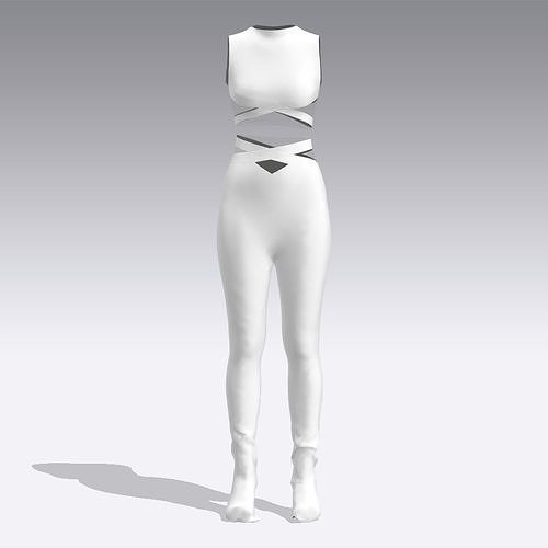 Top and Bottom Suit 3D model | CGTrader