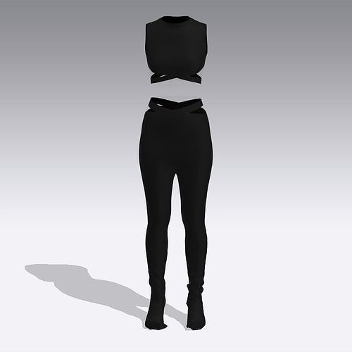 Top and Bottom Suit 3D model | CGTrader