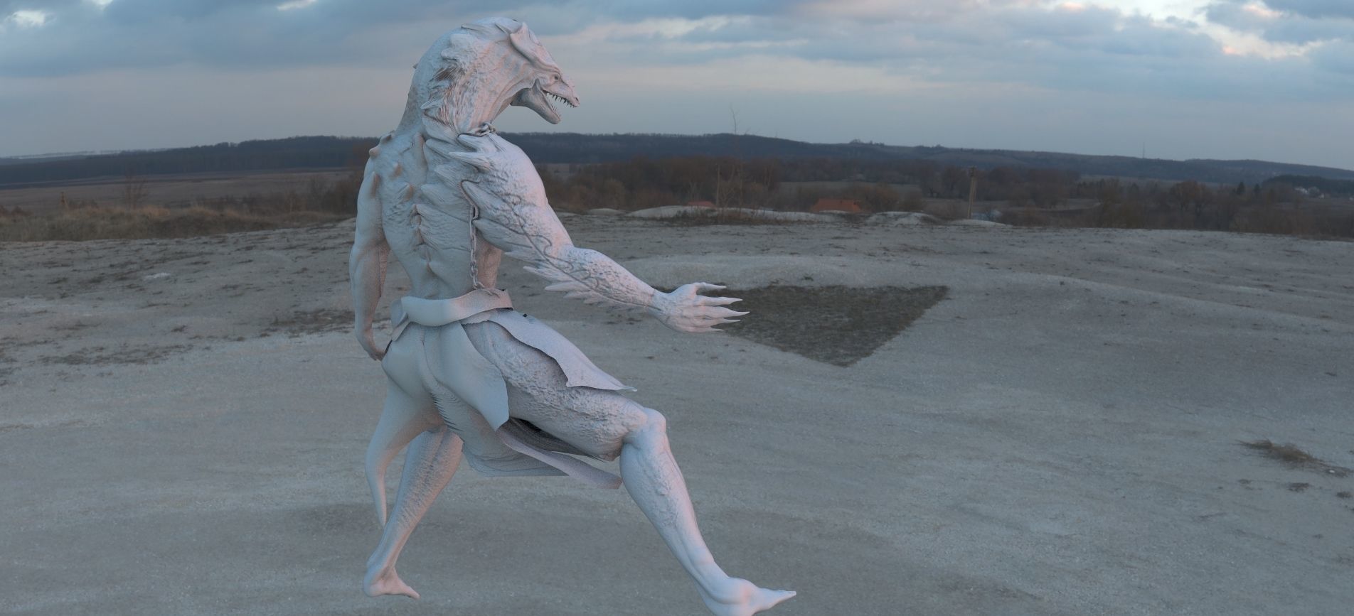 Killer Lizardman 3D model | CGTrader