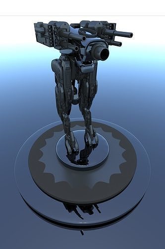 Cyborg Mecha Robot SciFi 3D model | CGTrader