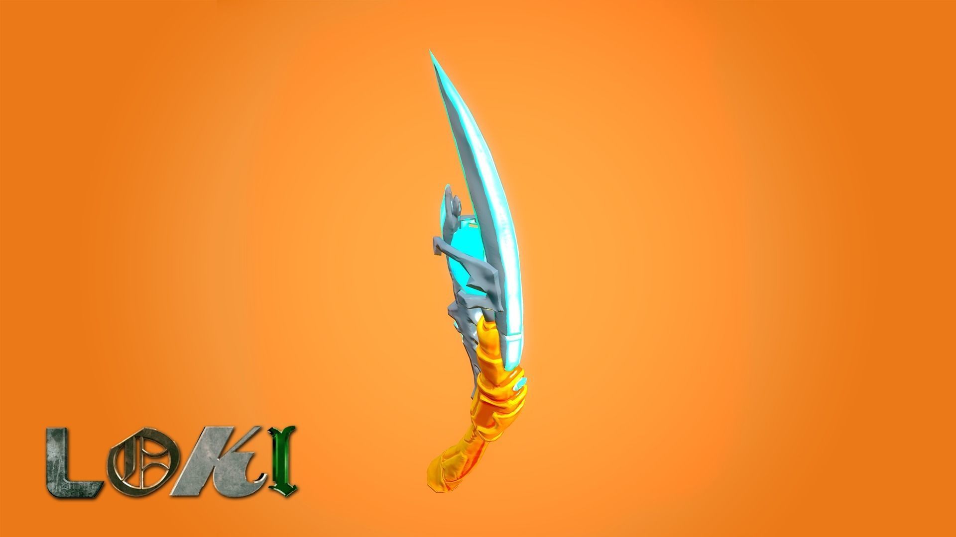 Stylized Loki Staff free VR / AR / low-poly 3D model | CGTrader