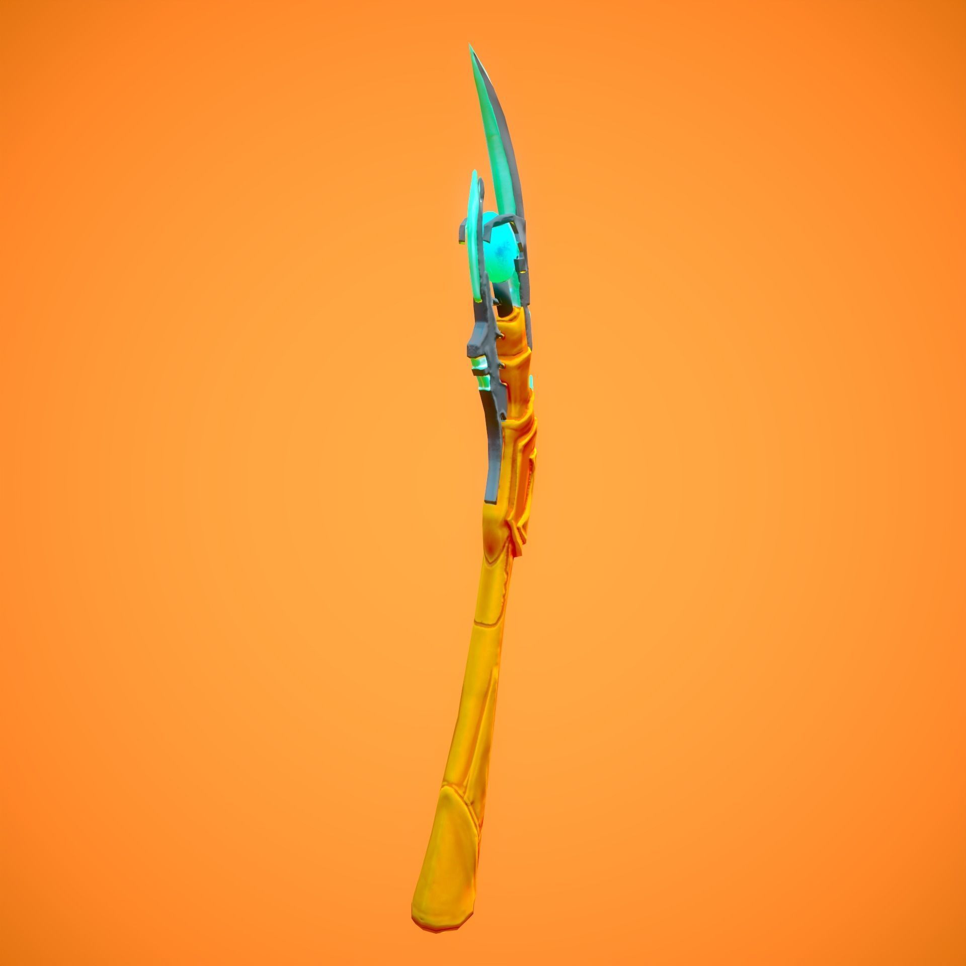 Stylized Loki Staff free VR / AR / low-poly 3D model | CGTrader