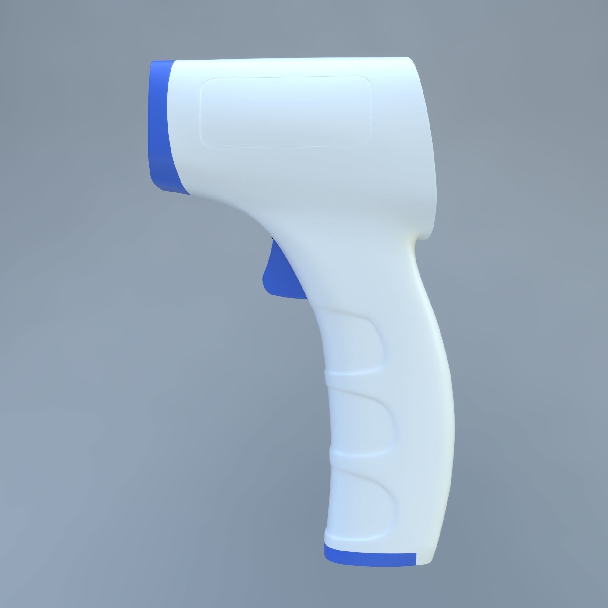 Non-Contact Forehead Infrared Thermometer 3D model | CGTrader