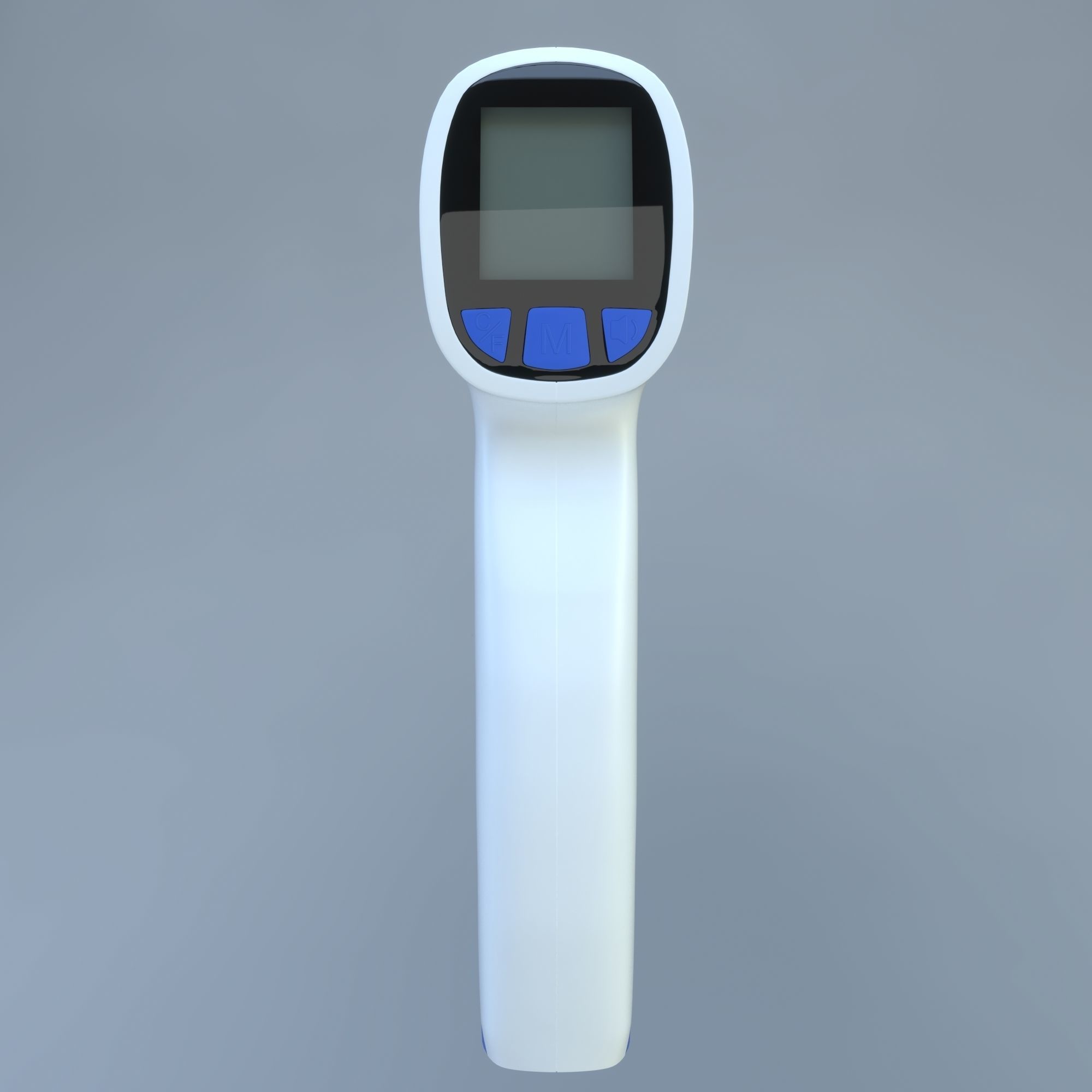 Non-Contact Forehead Infrared Thermometer 3D model | CGTrader