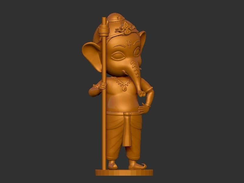 Ganesh ji 3d model 3D model 3D printable | CGTrader