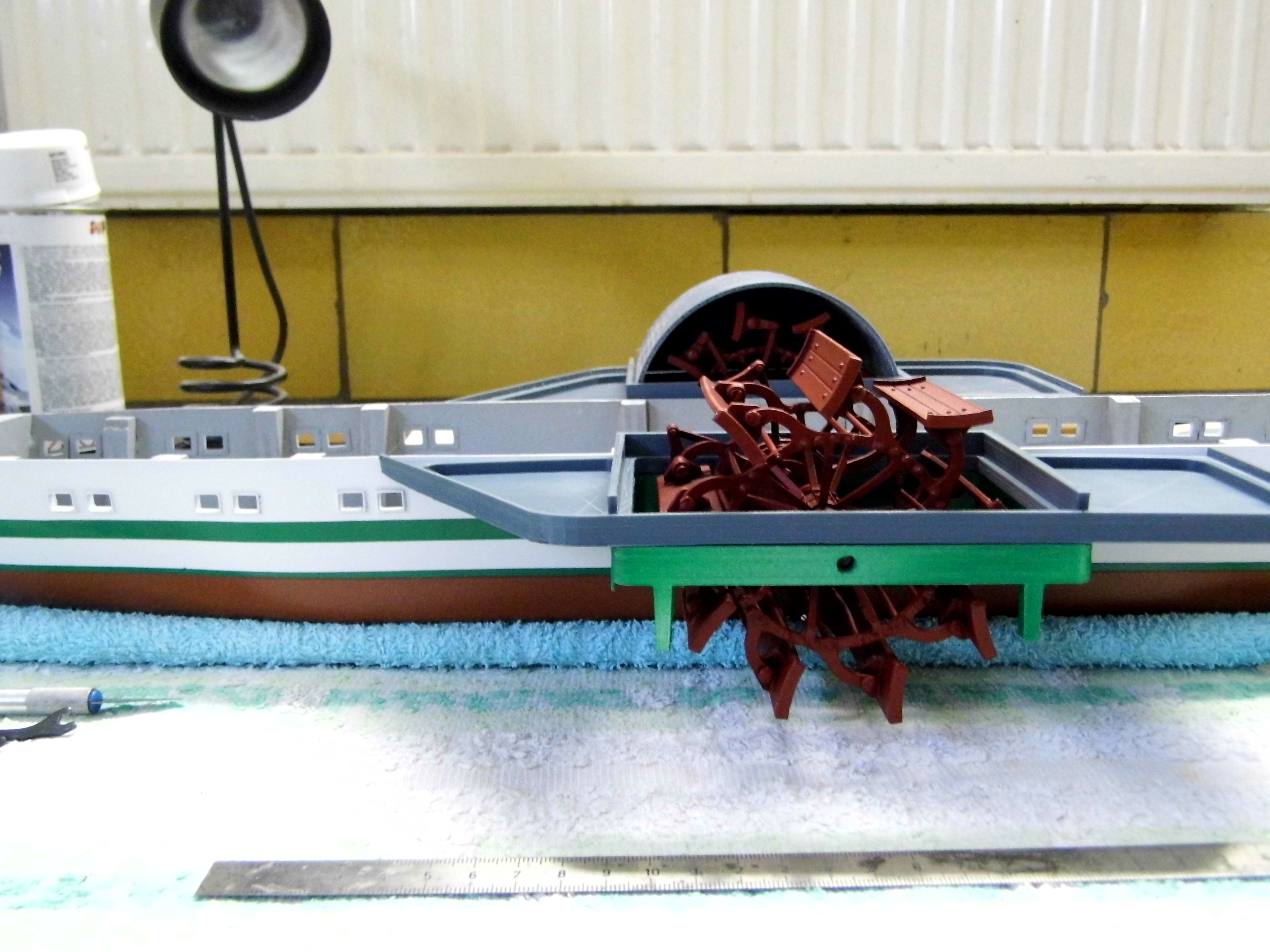 Paddle wheel 100mm with blade control 3D model 3D printable | CGTrader