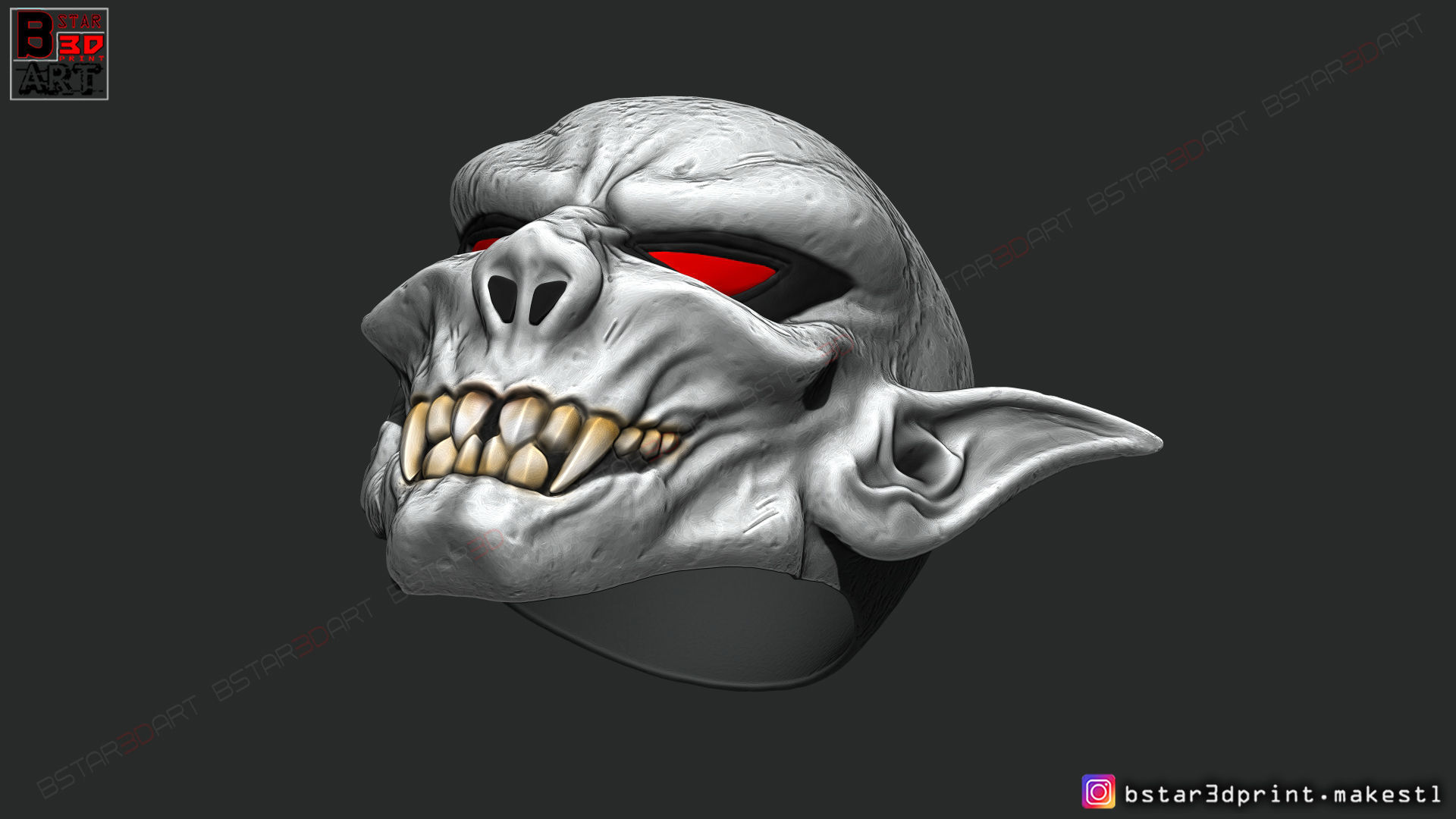 Morbius Mask - Marvel comics - Darcula Halloween cosplay 3D model 3D ...