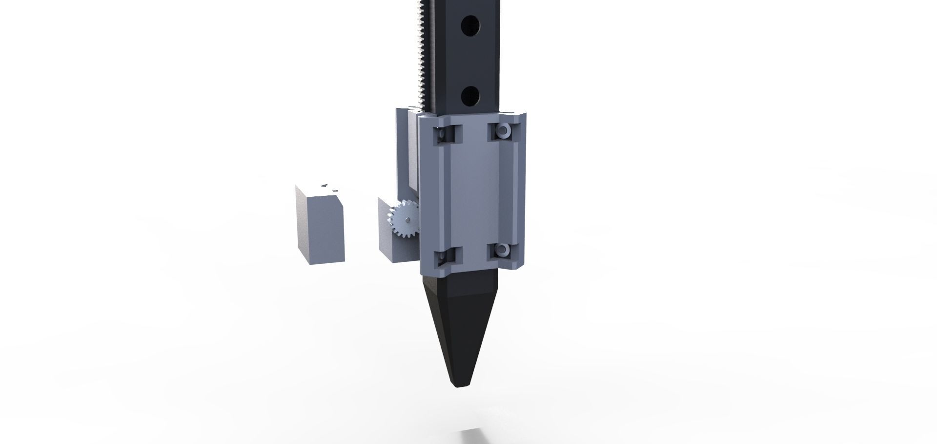 Type B anchor post for work platform or pontoon 3D model 3D printable ...