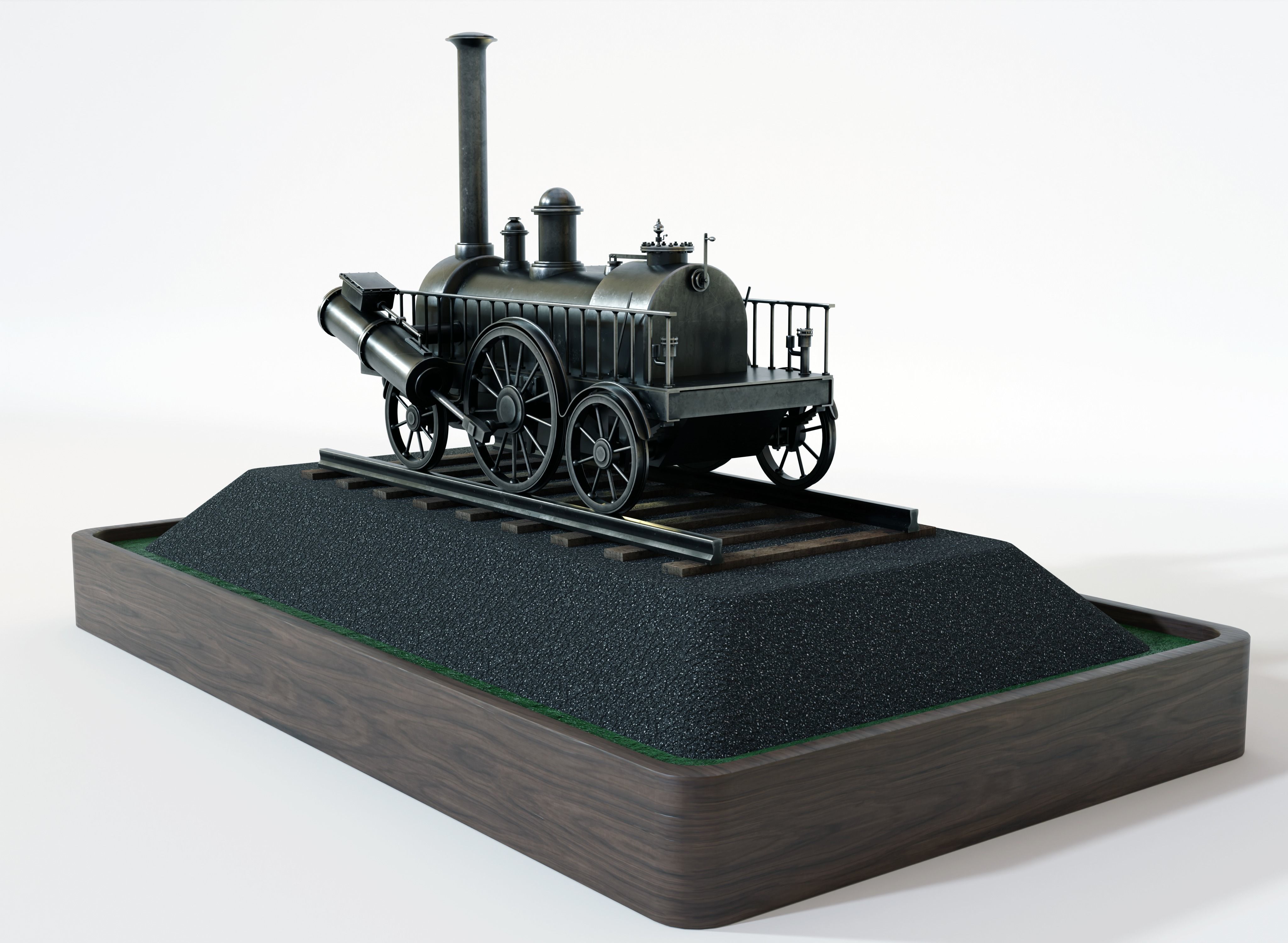 3D model Locomotive Victoria VR / AR / low-poly | CGTrader