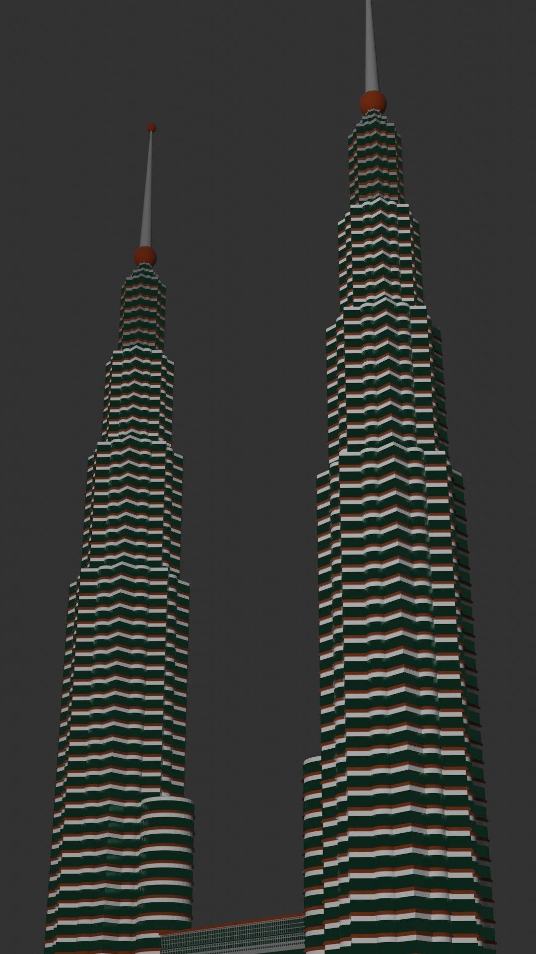 3D model of Twin Towers of Malaysia 3D model | CGTrader
