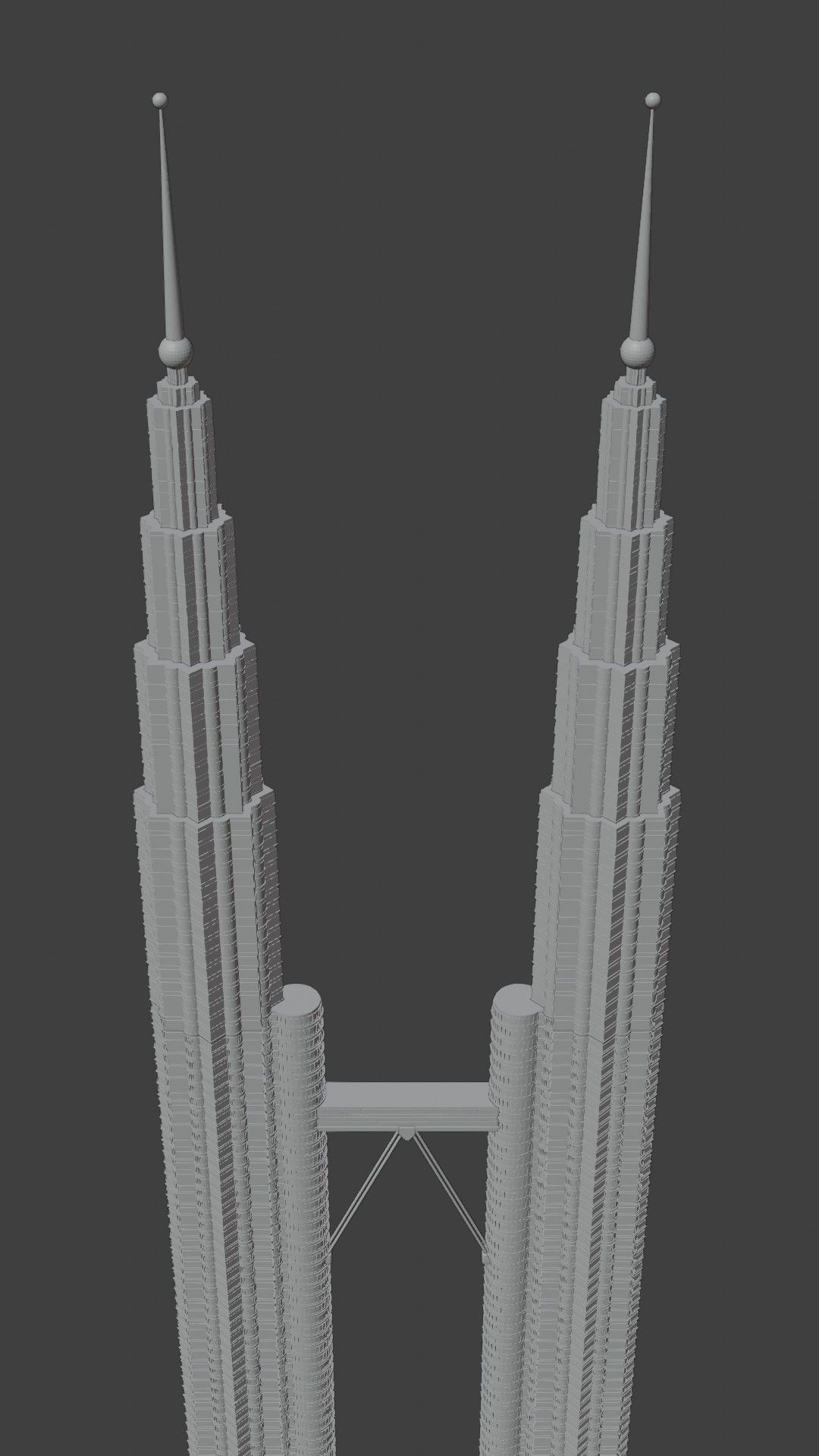 3D model of Twin Towers of Malaysia 3D model | CGTrader
