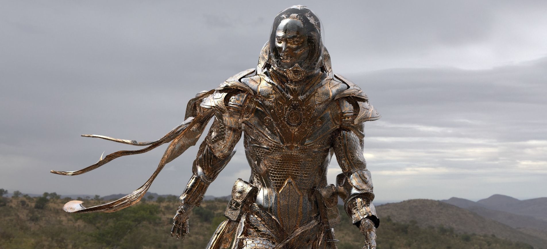 Space Suit Sci fi 3D model | CGTrader