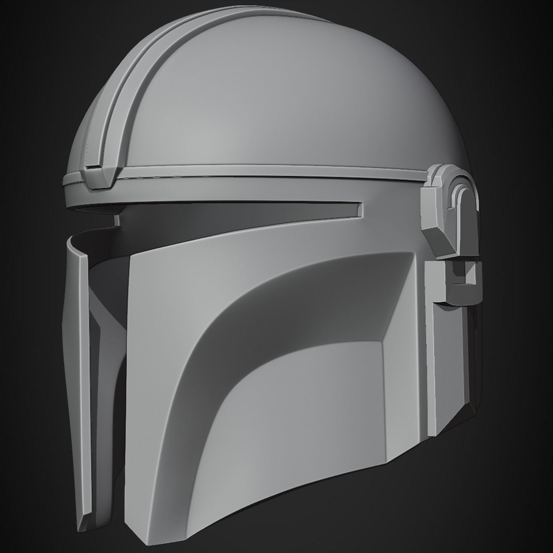 The Mandalorian Mando Helmet for Cosplay 3D model 3D printable | CGTrader