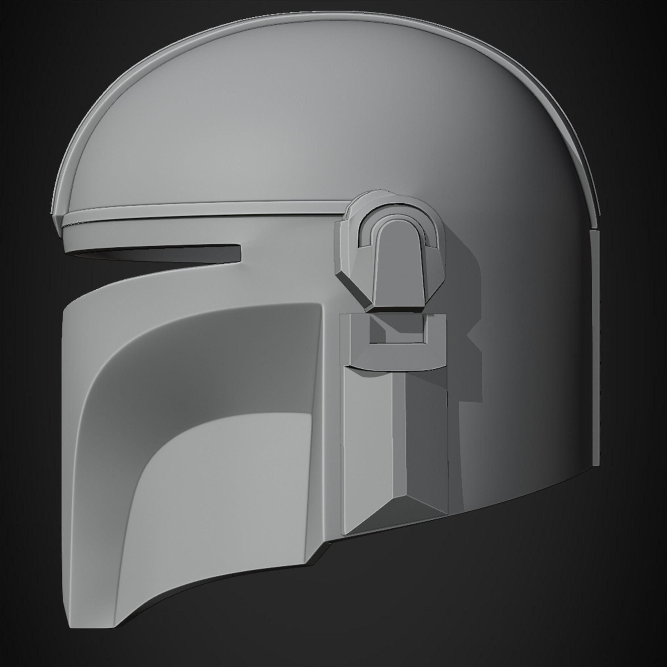 The Mandalorian Mando Helmet for Cosplay 3D model 3D printable | CGTrader