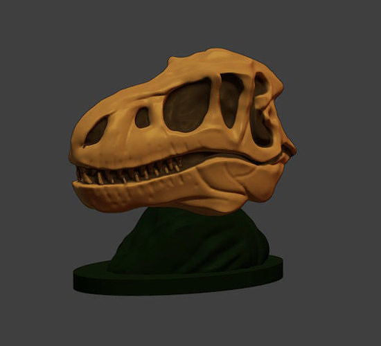 T Rex Skull Ornament 3D model 3D printable | CGTrader