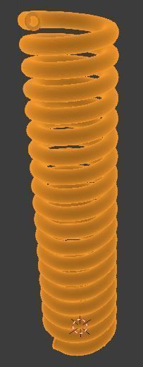 A Gold Metal Spring 3D model | CGTrader