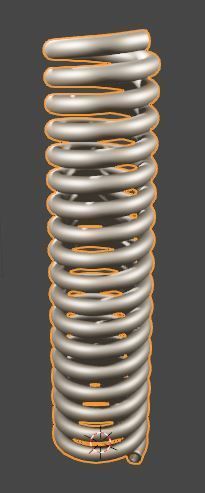 A Gold Metal Spring 3D model | CGTrader