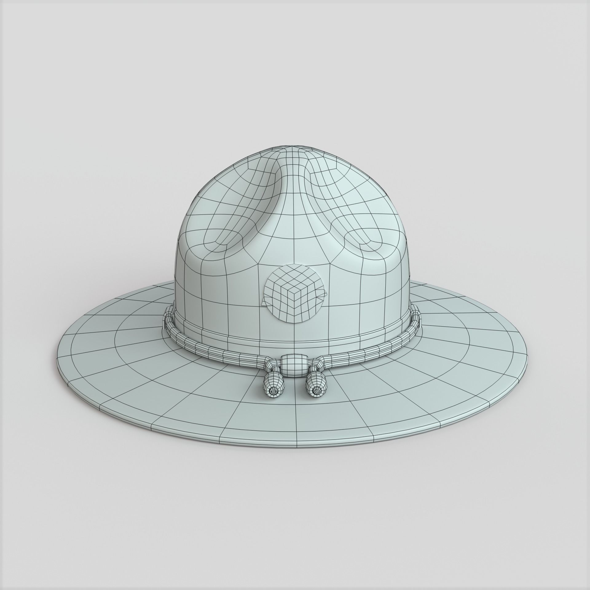 State Police Hat 3D model | CGTrader