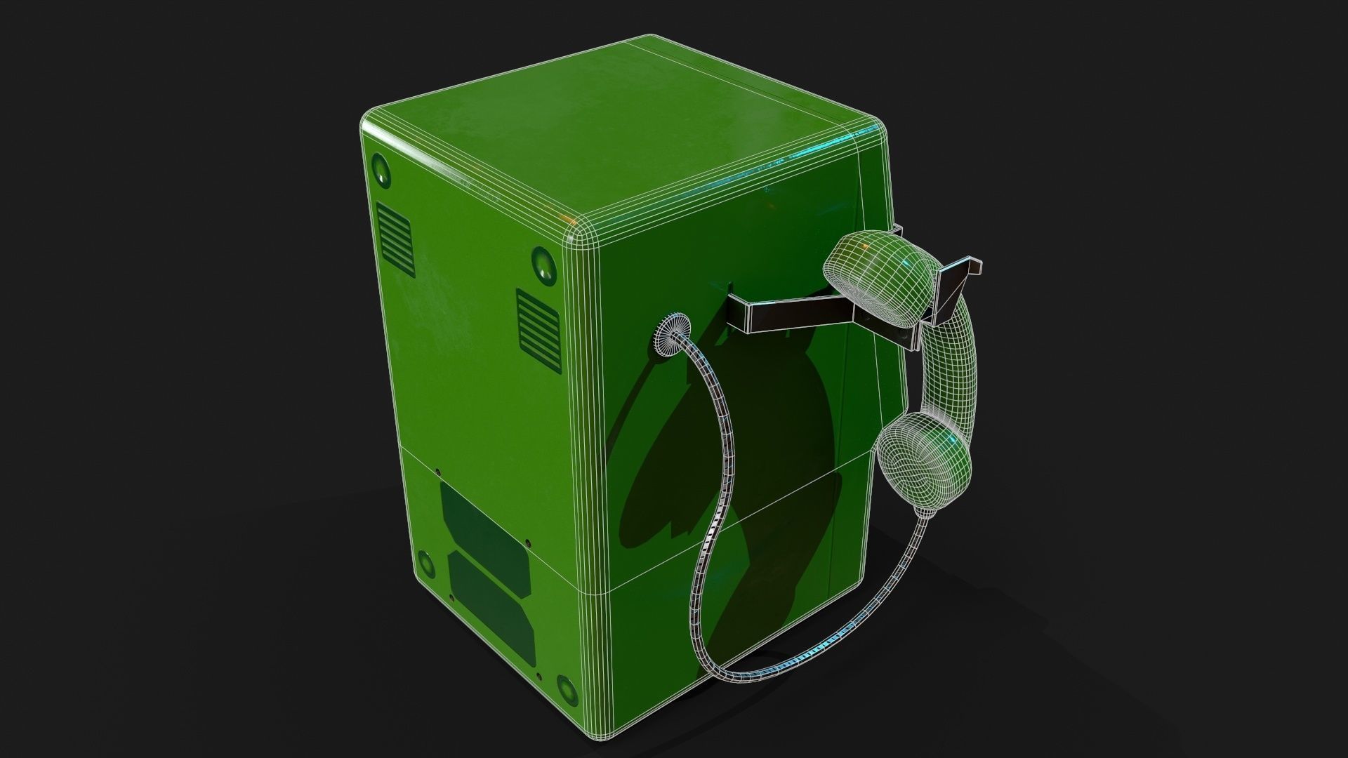 3D model Japanese Payphone Game Ready VR / AR / low-poly | CGTrader