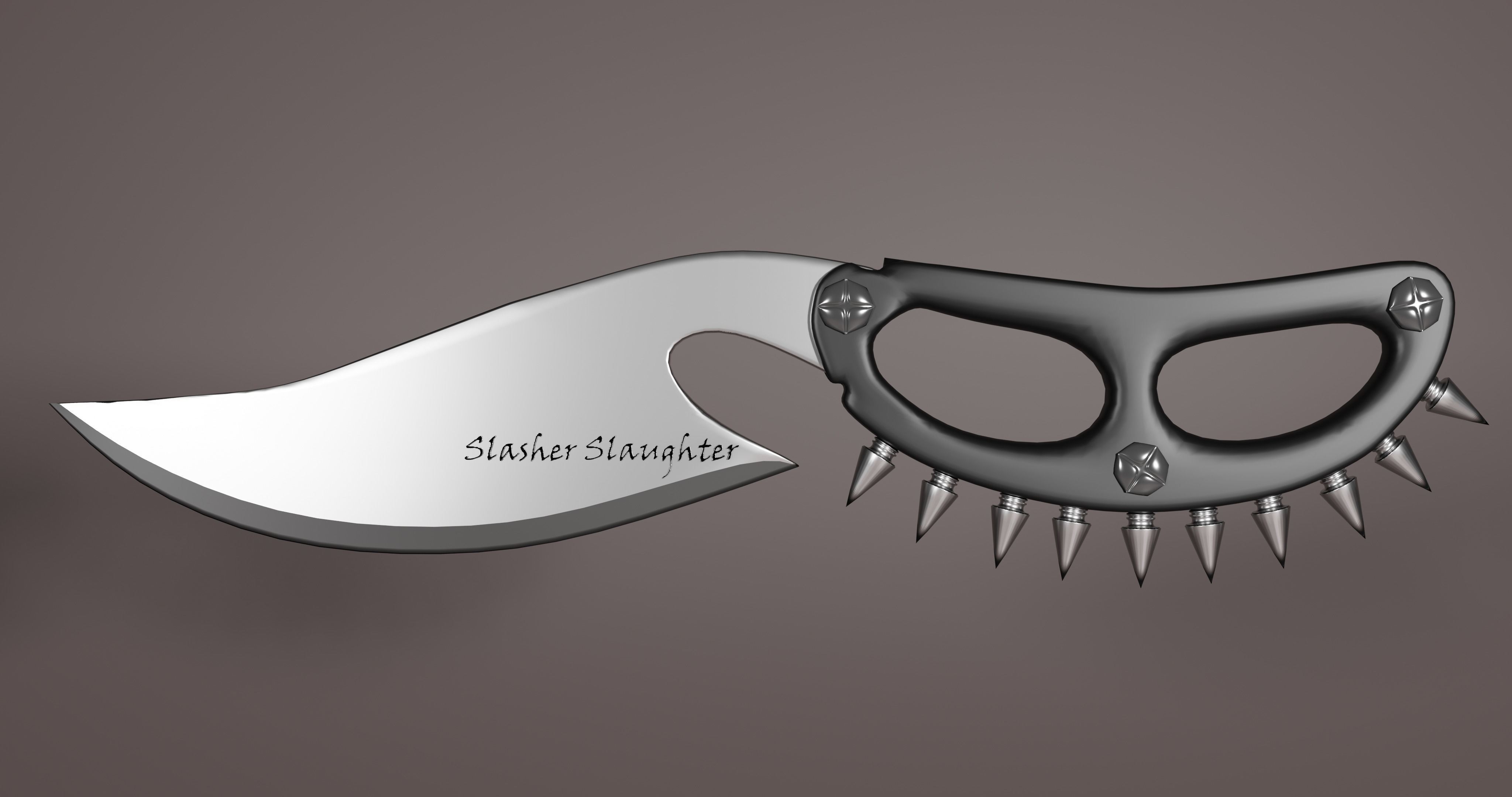 Knife Slasher 3D model | CGTrader